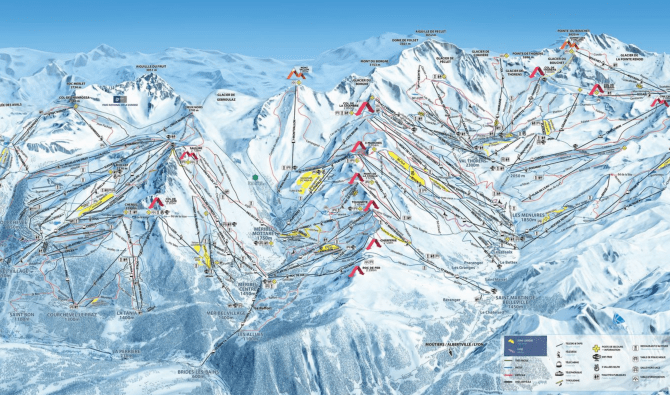 Les 3 Vallées - Courchevel winter - Skivakantie Frankrijk
